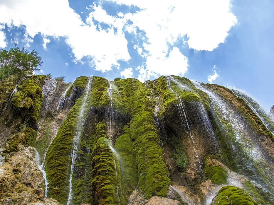 Pooneh Zar Waterfall, a Piece of Paradise Lost in Isfahan